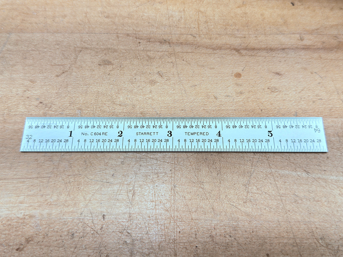 Starrett Steel Ruler: 6 inch | RobCosman.com