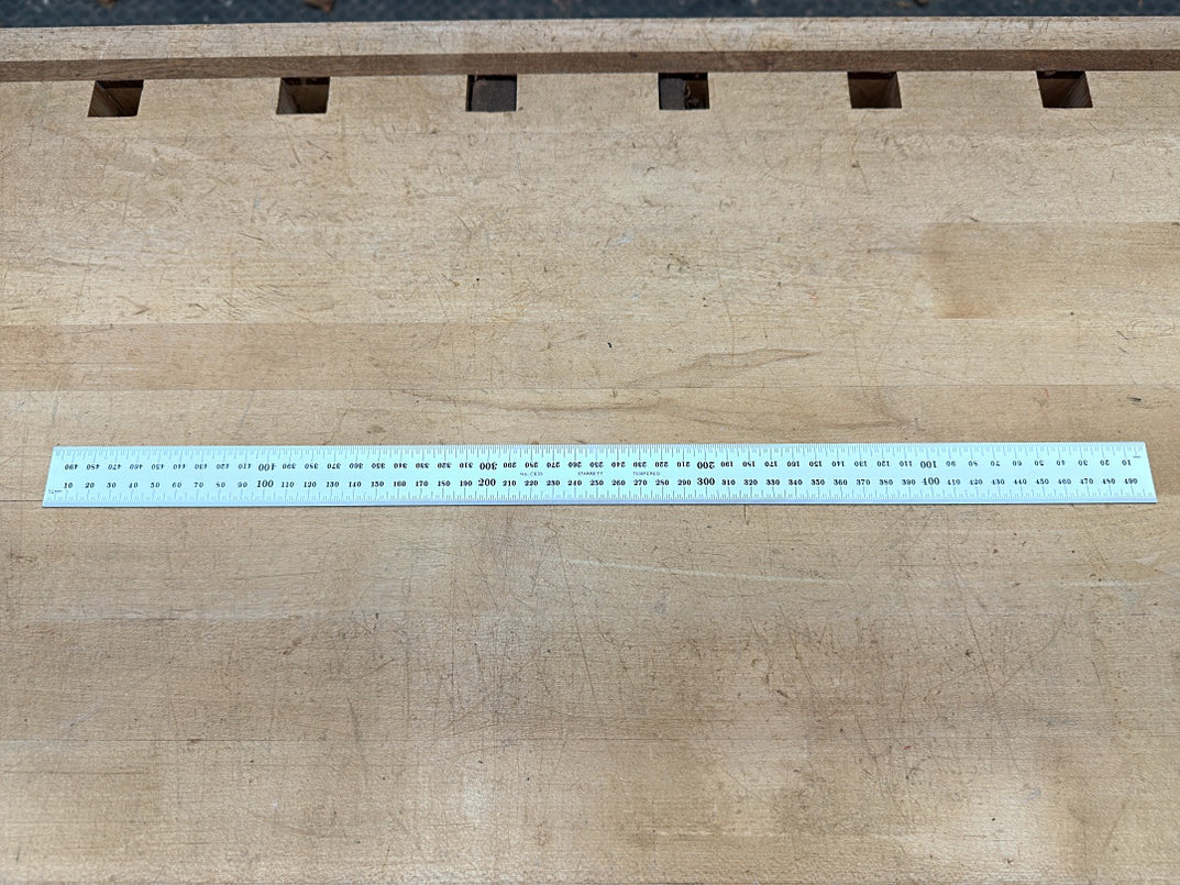 Starrett Steel Ruler: 500mm | RobCosman.com