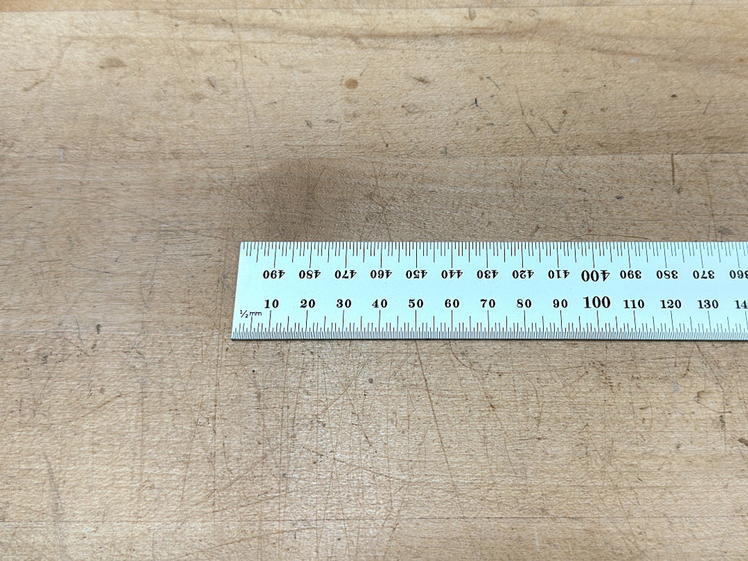 Starrett Steel Ruler: 500mm | RobCosman.com