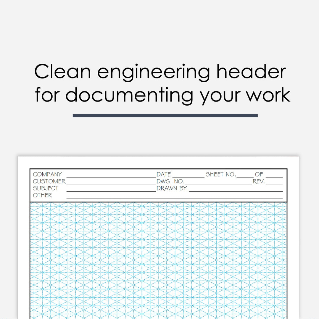 Isometric Graph Paper Pad: 8.5 x 11 | RobCosman.com